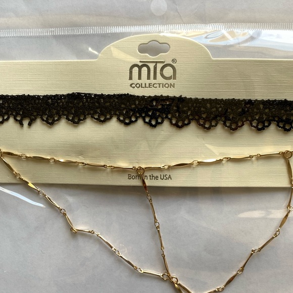 MIA | Jewelry | Mia Collection 2piece Black Lace And Gold Toned ...
